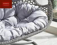 China Outdoor Space Water Drop Shape Swing Chair Wicker Furniture for Modern Design Leisure for sale