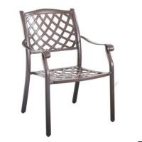 China Outdoor Garden Dining Table and Chairs Cast Aluminum Furniture with Mail Packing for sale