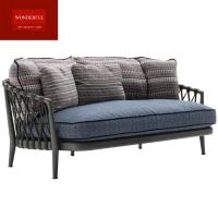 China Modern Design Pool Garden Sofa Outdoor Furniture Luxury Exterior Sofa Bamboo Folded NO for sale