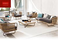 China Upgrade Your Outdoor Space with Our Rattan/Wicker Sofa Set Hand-crafted and Durable for sale