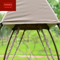 China Cottage Garden Furniture Outdoor Leisure Swing Bed Gazebo with Mosquito Net for sale