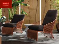 China Outdoor Home Furniture Modern Rope Sofa Chair with Customized Modern Design Style for sale