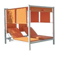 China Outdoor Furniture Aluminum Sun Lounger Bed for Hotel Resort and Villa for sale
