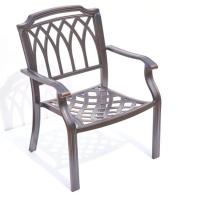 China Water Proof Dining Set for Outdoor Popular Patio Cast Aluminum Chairs and Table for sale
