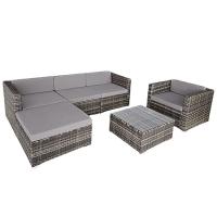 China PE Rattan Furniture Garden Modern Lounge Corner Set Modular Outdoor Sofa for Outdoor for sale