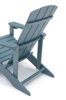 China General Outdoor Furniture Half-Assembled Wooden Adirondack Chair for Garden and Beach for sale