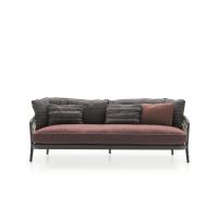China Leisure Comfortable Outdoor Furniture Garden Patio Rattan Sofa for Two Seat Relaxation for sale