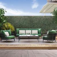 China Leisure Comfortable Outdoor Furniture Garden Patio Rattan Sofa for Two Seat Relaxation for sale