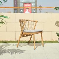 China Technology 100% Handmade Rattan / Wicker Dining Chairs for Patio Bistro Cafe Furniture for sale