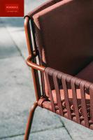 China Home Used Outdoor Dining Chair with Customized Good Standard Rope and Foldable Design for sale