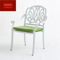 China Outdoor Garden Furniture Metal Cast Aluminum Dining Set for Backyard Entertaining for sale