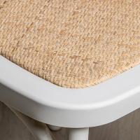 China Beautiful Villa Plastic Resin Cross Back Rattan Wedding Chairs for Stackable Events for sale