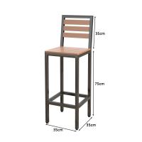 China Outdoor Bar Furniture High Bistro Nightclub Patio Aluminum Commercial Bar Table and Chairs for sale