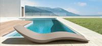 China Outdoor Furniture Sun Loungers Modern Teak Wood Chaise for Sunbathing by the Poolside for sale