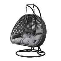 China Modern Rattan Hanging Egg Chair With Stand The Perfect Addition to Your Outdoor Oasis for sale