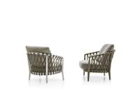 China Modern Rattan Furniture Outdoor Corner Sofa with Aluminum Frame and Rattan Material for sale