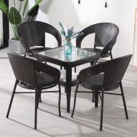 China Modern Garden Patio Outdoor Single Rattan Wicker Chair for Outdoor Furniture Design for sale