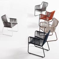 China European Design Style Outdoor Furniture Set with Metal Frame and Rope Weave for sale