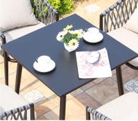 China NO Folded Modern Dining Table Set for Outdoor Furniture Garden Chairs Rattan Furniture for sale