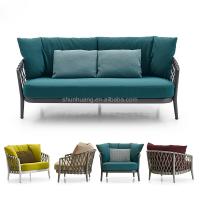 China Outdoor Furniture Modern Aluminum Garden Set with Exterior Sofa for sale