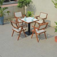China Garden Furniture Set Black White Brown Cafe Dining Chair Coffee Table Set for Outdoor for sale
