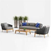 China Plastic Rattan Round Sofa in Modern Design Style for Outdoor Restaurant Furniture for sale
