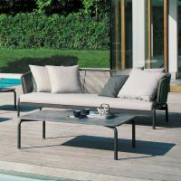 China Plastic Rattan Round Sofa in Modern Design Style for Outdoor Restaurant Furniture for sale