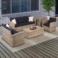 China Mail Packing Y Modern Rattan Wicker Sofa Set for Sectional Outdoor Living for sale
