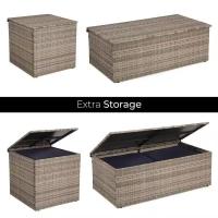 China Mail Packing Y Modern Rattan Wicker Sofa Set for Sectional Outdoor Living for sale