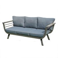 China Modern Designs Outdoor Furniture Garden Sofa Sets with Metal Construction and Rattan for sale