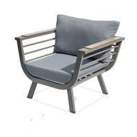 China Modern Designs Outdoor Furniture Garden Sofa Sets with Metal Construction and Rattan for sale