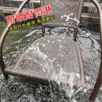 China Plastic Rattan Chair Modern Design Style for Outdoor Garden Furniture for sale