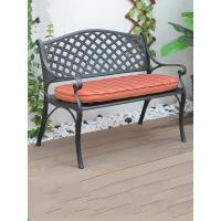 China Outdoor Furniture Rustproof Garden Set Cast Aluminum Bench Modern Long Seat for Park for sale