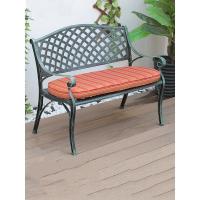 China Outdoor Furniture Rustproof Garden Set Cast Aluminum Bench Modern Long Seat for Park for sale