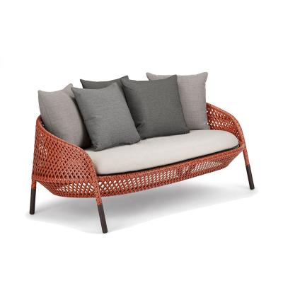 China Living Room Durable Waterproof Wicker Teak Outdoor Furniture with Rope Couch for sale