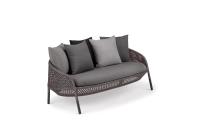 China Living Room Durable Waterproof Wicker Teak Outdoor Furniture with Rope Couch for sale