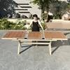 China Villa Garden Modern Design Style Outdoor Patio Dining Table and Chairs Furniture Set for sale