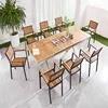 China Villa Garden Modern Design Style Outdoor Patio Dining Table and Chairs Furniture Set for sale