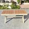 China Villa Garden Modern Design Style Outdoor Patio Dining Table and Chairs Furniture Set for sale