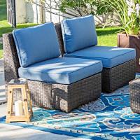 China Modern Handmade Outdoor Garden Furniture Rattan Sofa Set for Your Outdoor Living Area for sale
