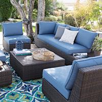 China Modern Handmade Outdoor Garden Furniture Rattan Sofa Set for Your Outdoor Living Area for sale