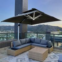 China Modern Handmade Outdoor Garden Furniture Rattan Sofa Set for Your Outdoor Living Area for sale