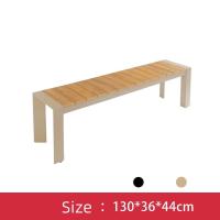 China Aluminum Alloy and Plastic Wood Tables for Outdoor Parties in Villa Yard for sale