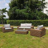 China Traditional Modern Luxury Rattan Wicker Sofa Set for Hotel Villas Garden Outdoor Furniture for sale