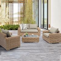 China Traditional Modern Luxury Rattan Wicker Sofa Set for Hotel Villas Garden Outdoor Furniture for sale