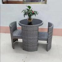 China Garden Furniture Modern Waterproof Outdoor Rattan Coffee Table Sets with Unique Design for sale