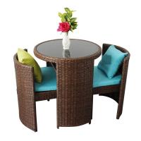 China Garden Furniture Modern Waterproof Outdoor Rattan Coffee Table Sets with Unique Design for sale