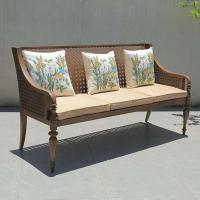 China Cast Aluminum and Wrought Iron Outdoor Sofa Combination for Villa Courtyard Furniture for sale