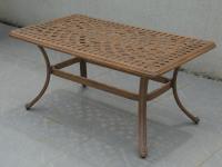 China Cast Aluminum and Wrought Iron Outdoor Sofa Combination for Villa Courtyard Furniture for sale