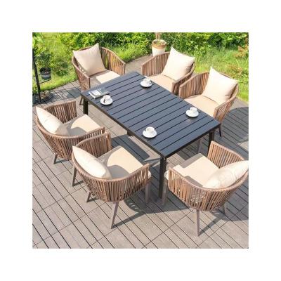 China Beauty Rattan Chair Outdoor Furniture with Aluminium Alloy Frame Customized Sizes for sale
